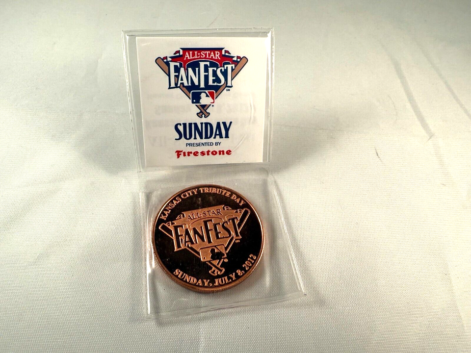 MLB All Star Fanfest Game Commemorative Coin Kansas City Tribute Day ...