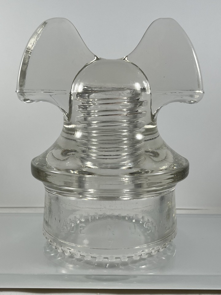 CD 257 [120] PRETTY CLEAR HEMINGRAY-60 RDP GLASS INSULATOR | eBay