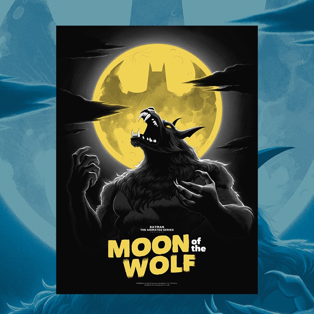 Moon Of The Wolf Variant by PCC Batman The Animated Series Mondo Print Poster | eBay