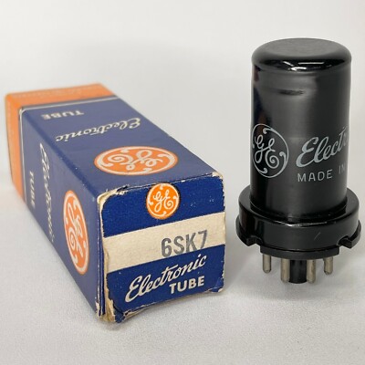 (1) Tested GE 6SK7 Tube with Box Date Code 4-48 General Electric 6SK7 ...