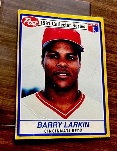Barry Larkin 1991 Post Baseball Card #18 - Cincinnati Reds MLB HOF’er ...