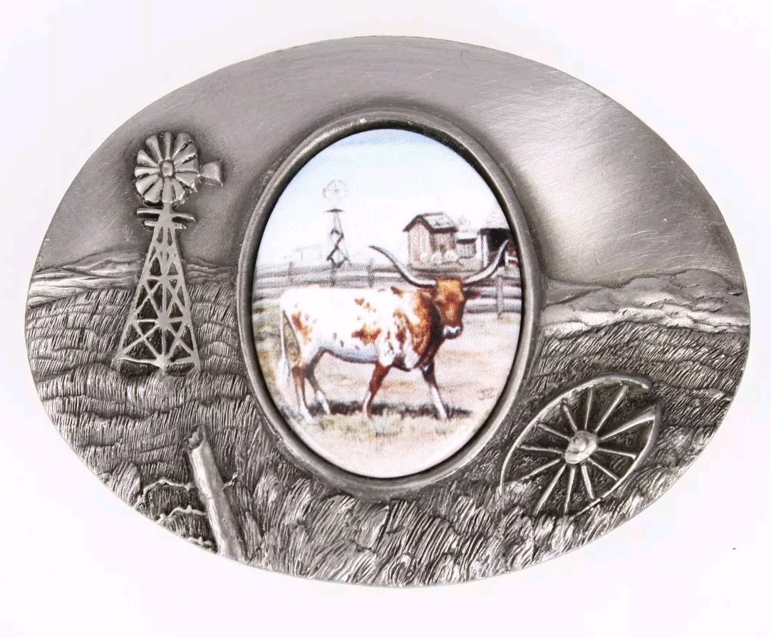 Artistic Impressions Julie Zsupnik Porcelain Belt Buc… - Gem