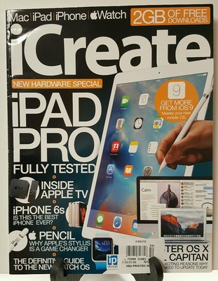 iCreate iPad Pro Fully Tested Apple TV Guide New Watch OS #152 FREE ...