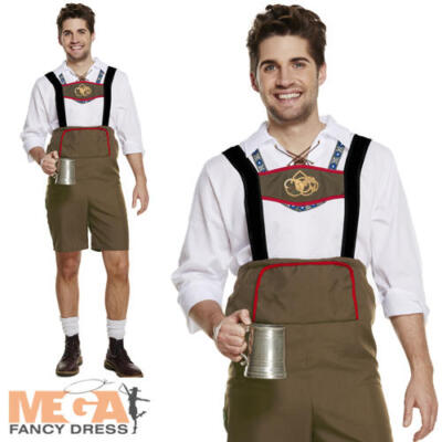 Bavarian Festival Mens Fancy Dress German Beer Oktoberfest Adults ...