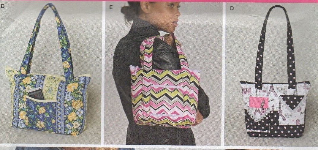 Simplicity Sewing Pattern 8310 to Make Five Quilted Bags for sale ...