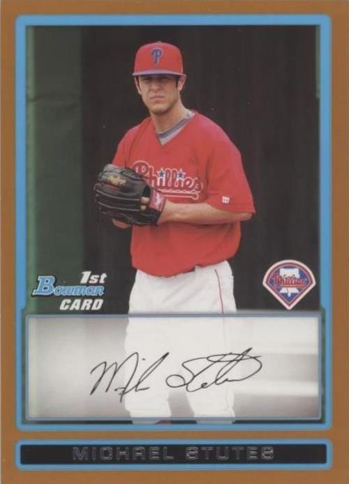 2009 Bowman - Prospects Michael Stutes #BP62 Orange /250 (RC) for sale ...