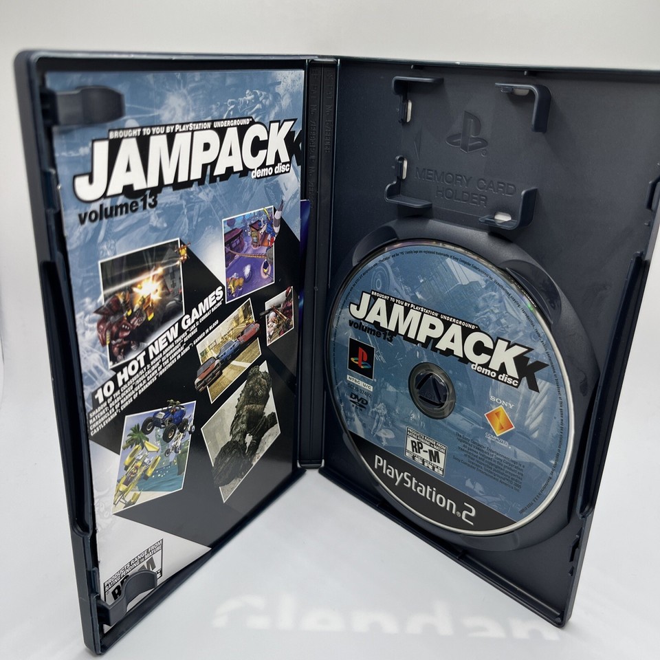 Jampack Demo Disc Vol. 13 (Sony PlayStation 2) Complete W/ Manual CIB ...
