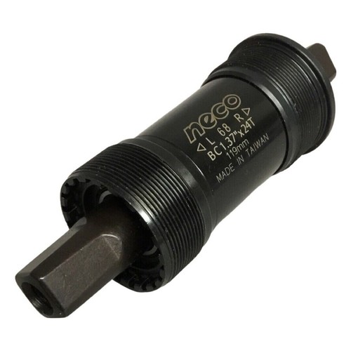 NECO Bottom Bracket 68 x 119 Sealed Cartridge Bearing Square Taper For ...