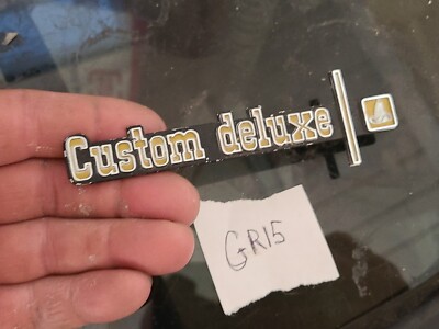 1973 74 CHEVY CUSTOM DELUXE DASH EMBLEM 326955 OEM GM BIN GR15 | eBay
