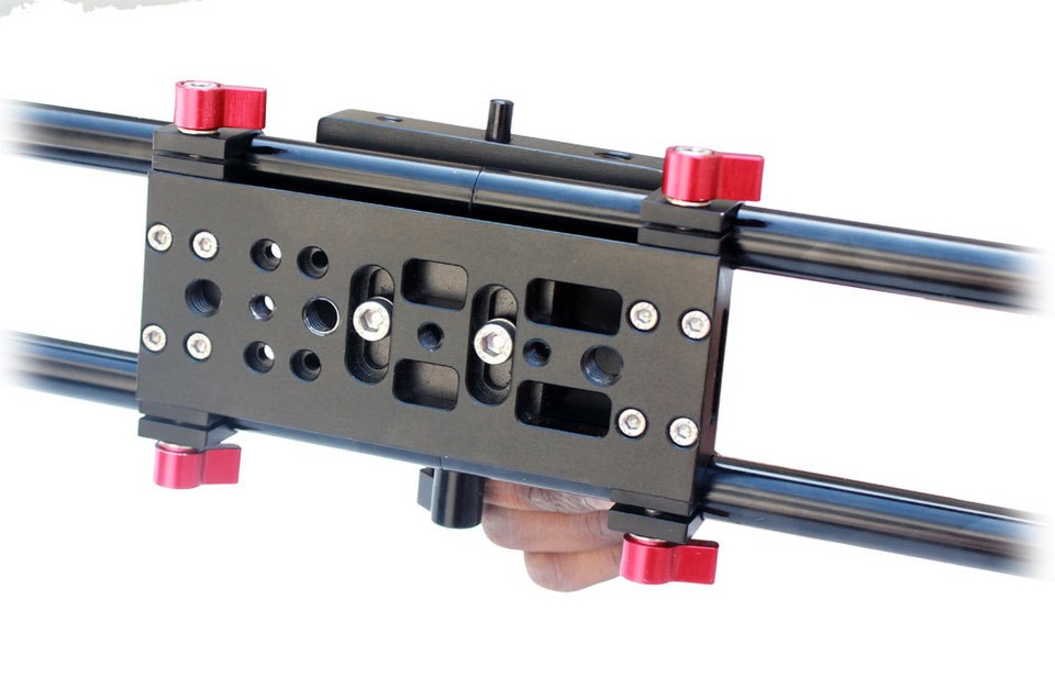Shootvilla 15mm Rail Rod Support system Base Plate Camera Mount for ...