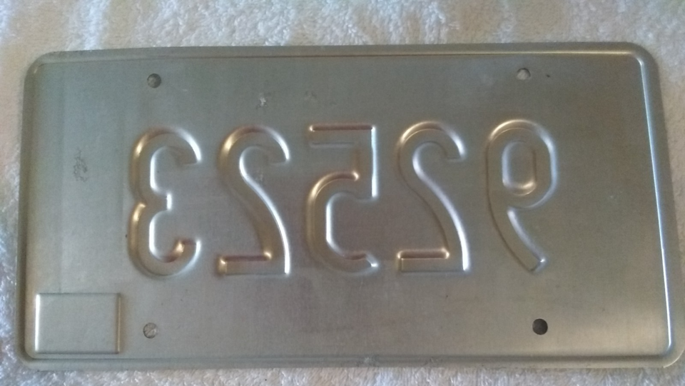 Rhode Island Commercial License Plate Expired Plate #92523 For Crafts ...