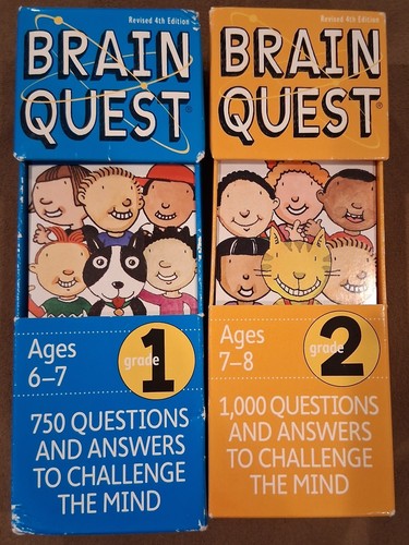 Brain Quest Grade 1 and 2 Cards | eBay
