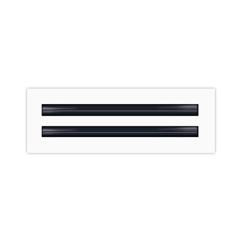 12 Linear Slot Diffuser - 2 Slots - AC Vent Cover - HVAC Register ...