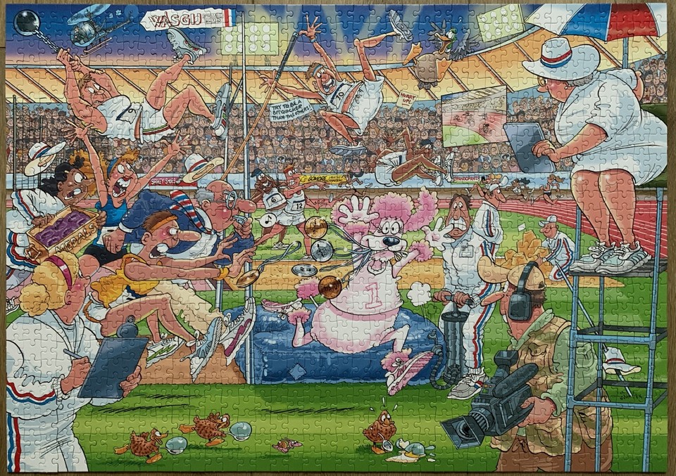 Wasgij Original 44 'Wasgij Summer Games!' 1000 piece jigsaw complete ...