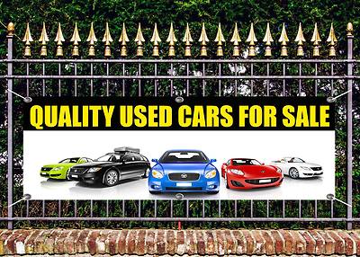 OUTDOOR PVC QUALITY USED CAR SALE BANNER GARAGE SIGN ADVERT FREE ART ...