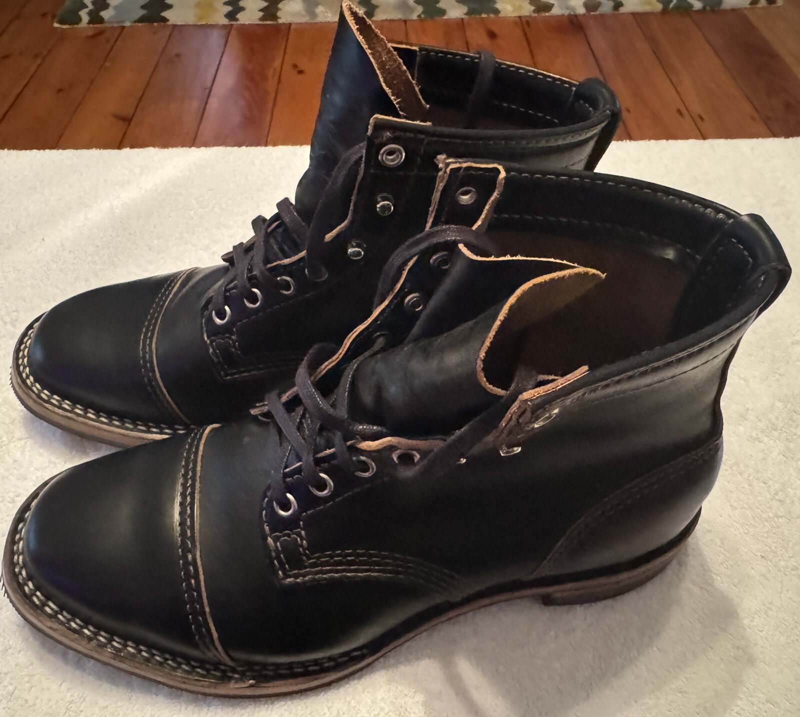Wesco Custom Hendrik Boot Black Teacore Horsehide, Wo… - Gem