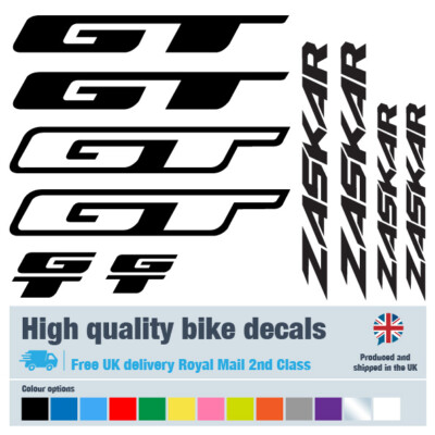 Decals, Stickers - Gt Stickers - Nelo's Cycles