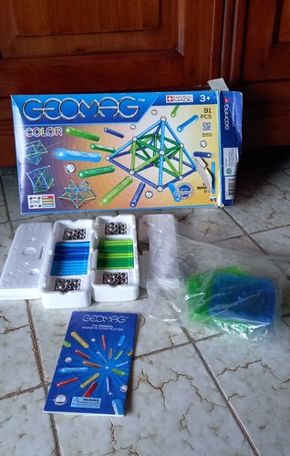 GeoMag Color Boîte de 91 pièces - Très bon état | eBay