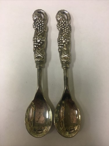 Vintage Spoon US Collectible Lot Of 2 - Grapes 5” | eBay