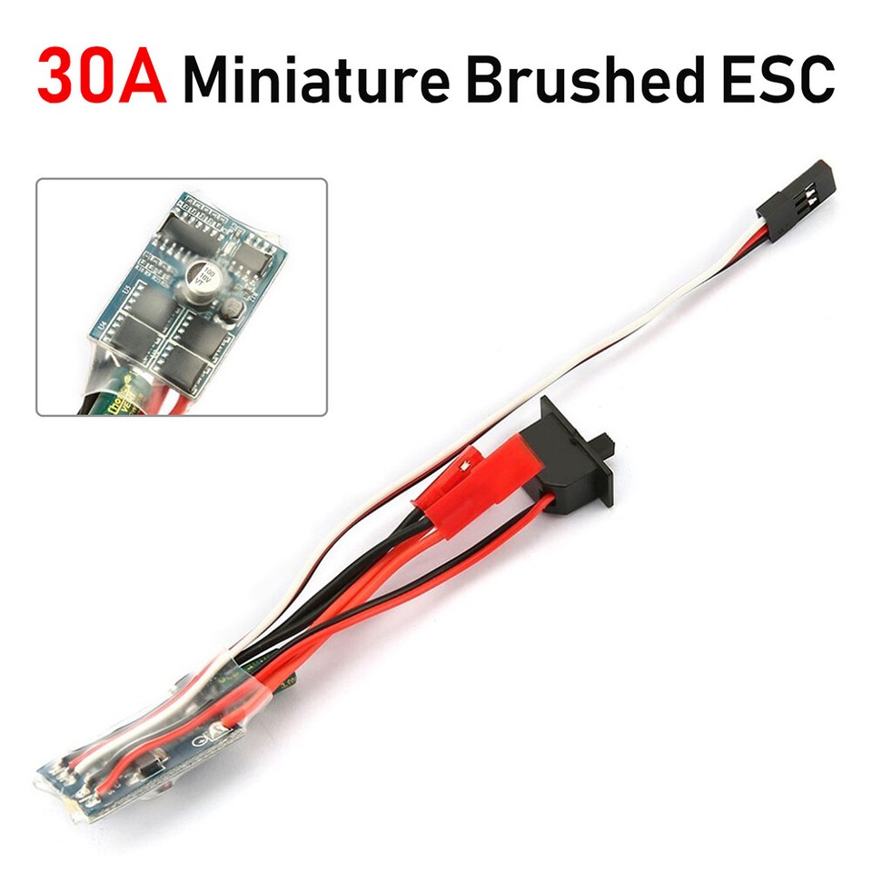 20A ESC 30A Brushed ESC Micro ESC 2S for 1/16 1/18 1/24 RC Car Boat ...