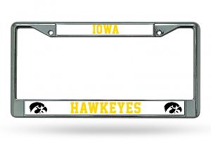 Iowa Hawkeyes Chrome License Plate Frame | eBay