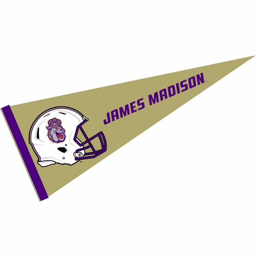 JMU Dukes 12 in X 30 in Football Helmet Pennant | eBay