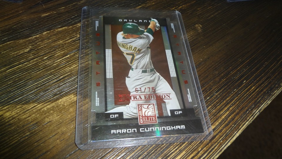 2008 DONRUSS ELITE #61/75 AARON CUNNINGHAM #1 STATUS BASEBALL CARD | eBay