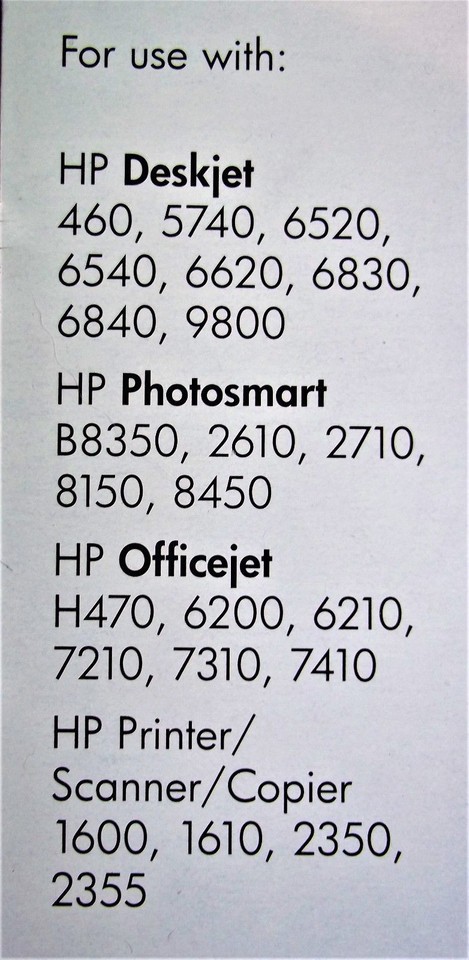 95 COLOR ink HP PhotoSmart 8750 8450 8150 B8350 2710 2610 printer ...