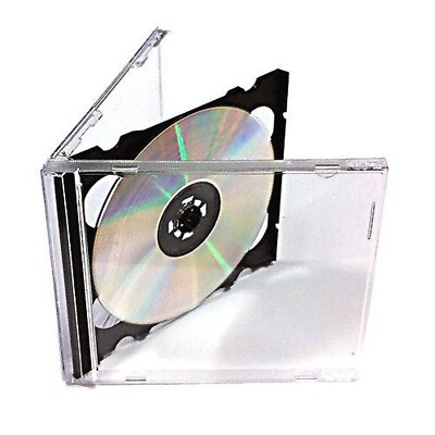 Double CD Jewel Case 10.4mm Spine with Black Tray Empty Replacement ...