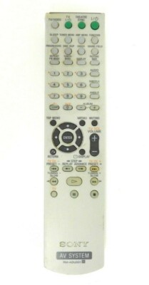 SONY RM-ADU001 Remote Control DAV-DX150 DAV-DX170 DAV-DX250 HCD-DX250 ...