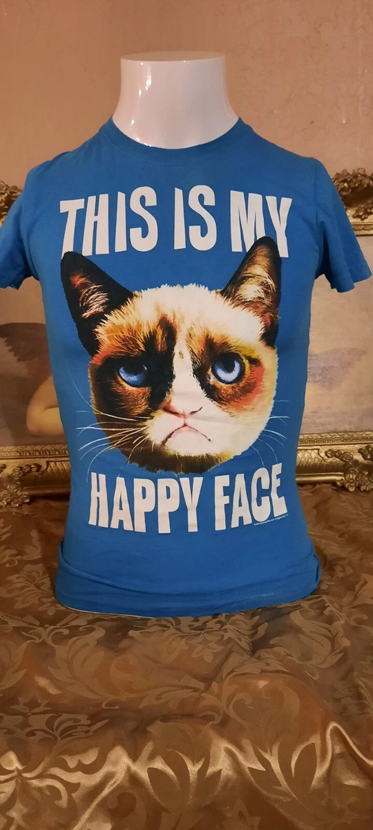 Grumpy Cat Shirt This Is My Happy Face