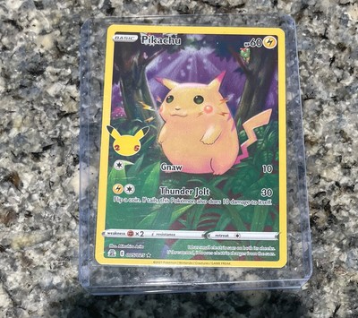 Pokémon TCG Pikachu Celebrations 005/025 Holo Rare NM/M W/Top Loader | eBay