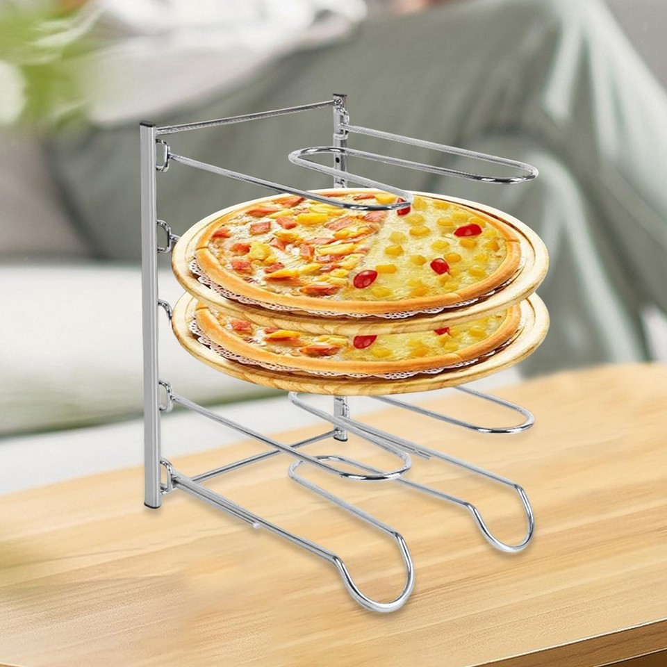 Pizza Pan Rack, 5-tier Professional Pizza Cooling Rack for Buffet ...