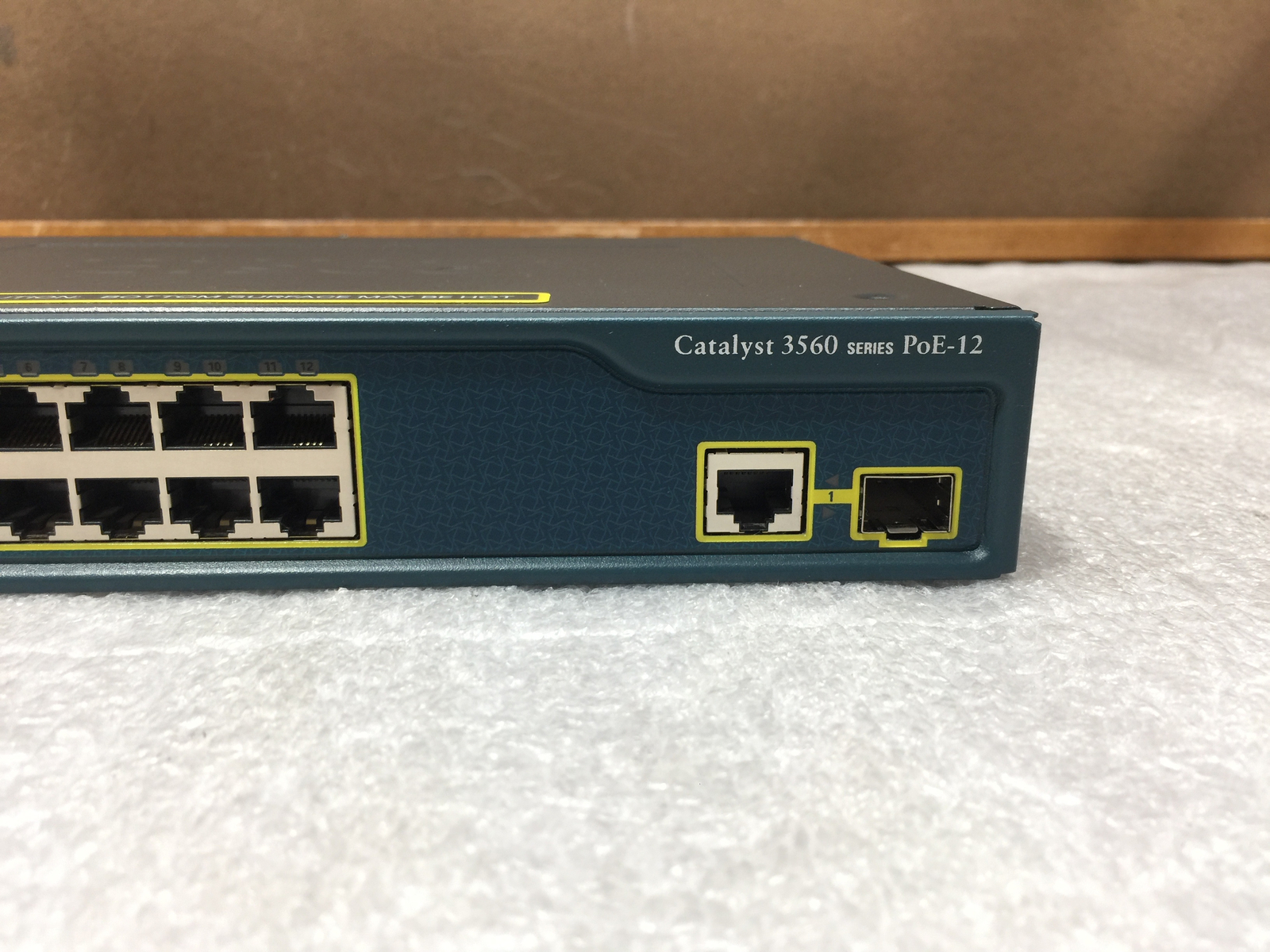 Cisco Catalyst 3560 PoE-12 WS-C3560-12PC-S 12-Port Compact PoE Switch ...
