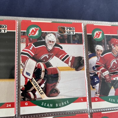 1990-91 Pro Set #164 Sean Burke NJ Devils | eBay