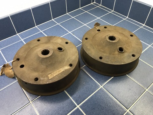 NOS VW Barndoor BUS Rear Brake DRUMS Pair 1950-1955 German Volkswagen ...