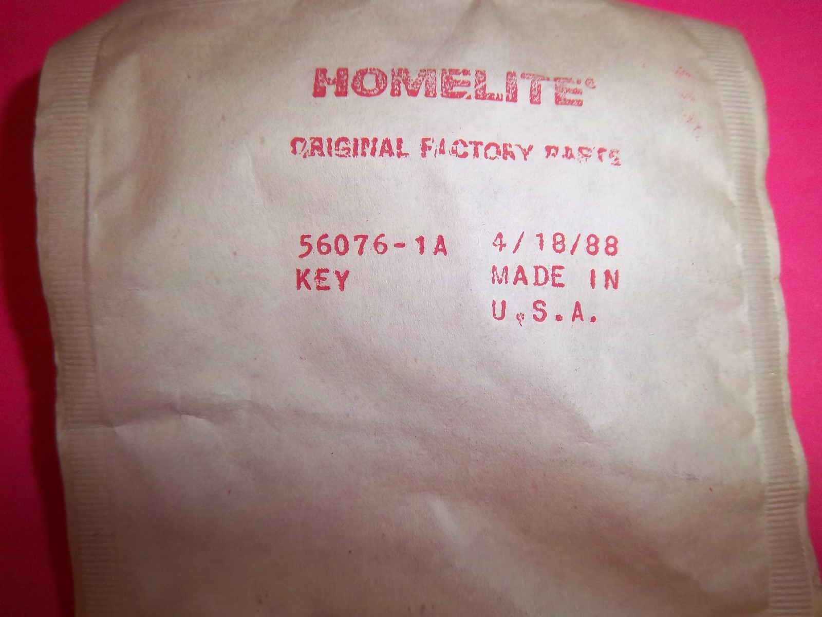 NEW OEM HOMELITE SPROCKET KEY 56076-1A HL8 | eBay