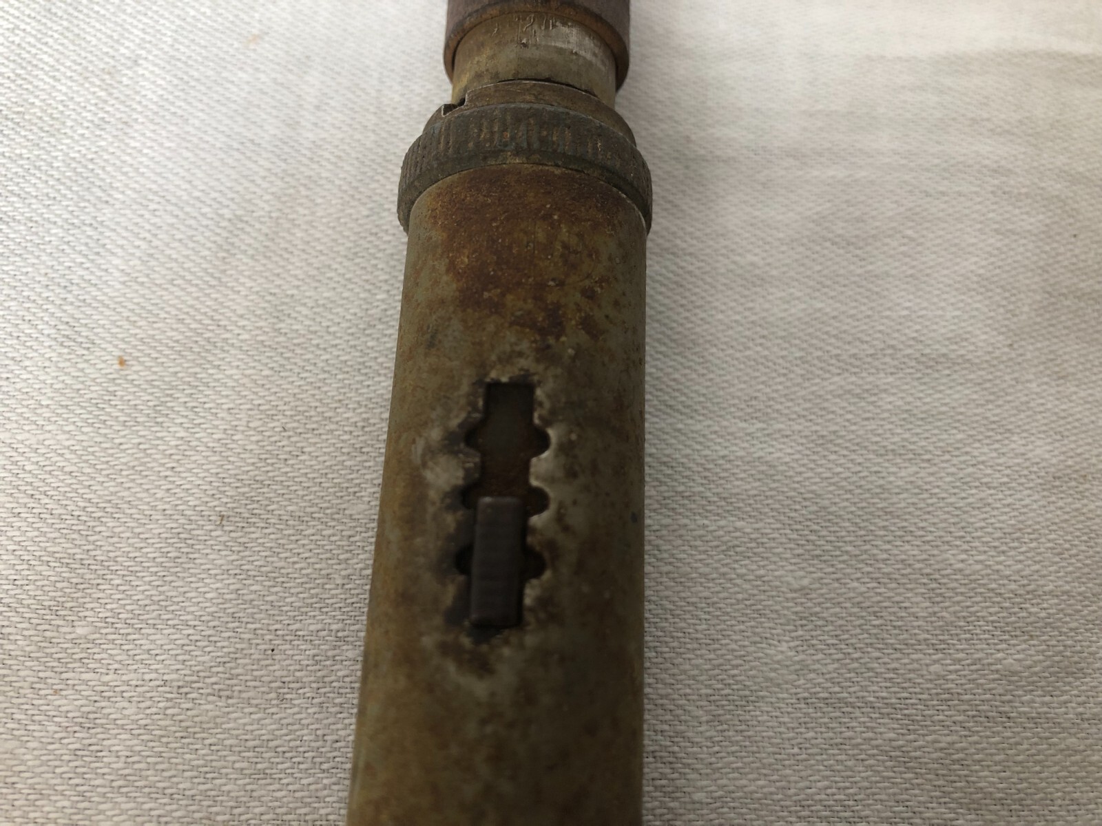 Antique Vintage Germany Dunlap Ratcheting Flat Screwdriver Red Wood ...