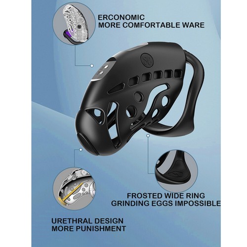 Male Chastity Device Cb Remote Control Bracelet Smart Chastity Cage ...