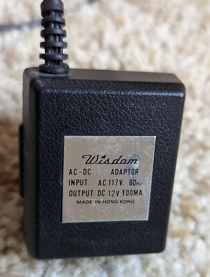 Wisdom AC Adapter 12V 10MA Power Cord Charger Bare Wires BULK DISCOUNT ...