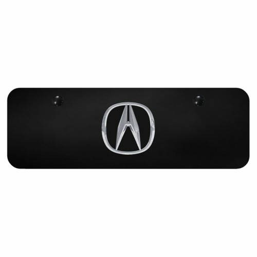 Acura Black Stainless Steel License Plate - X.ACU.CBM | eBay