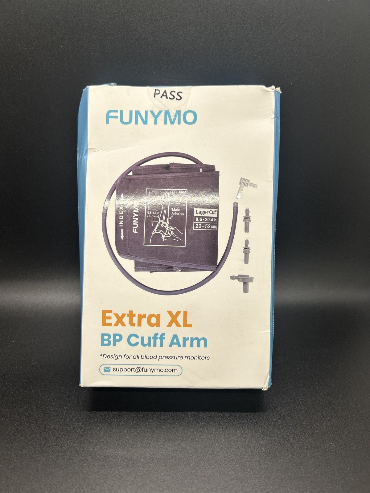 FUNYMO Extra XL Blood Pressure Cuff Adult Arm For All BP Monitors 8.6 ...
