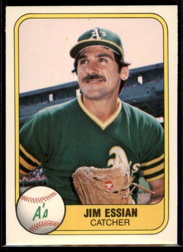 1981 Fleer Jim Essian #593 Oakland Athletics | eBay