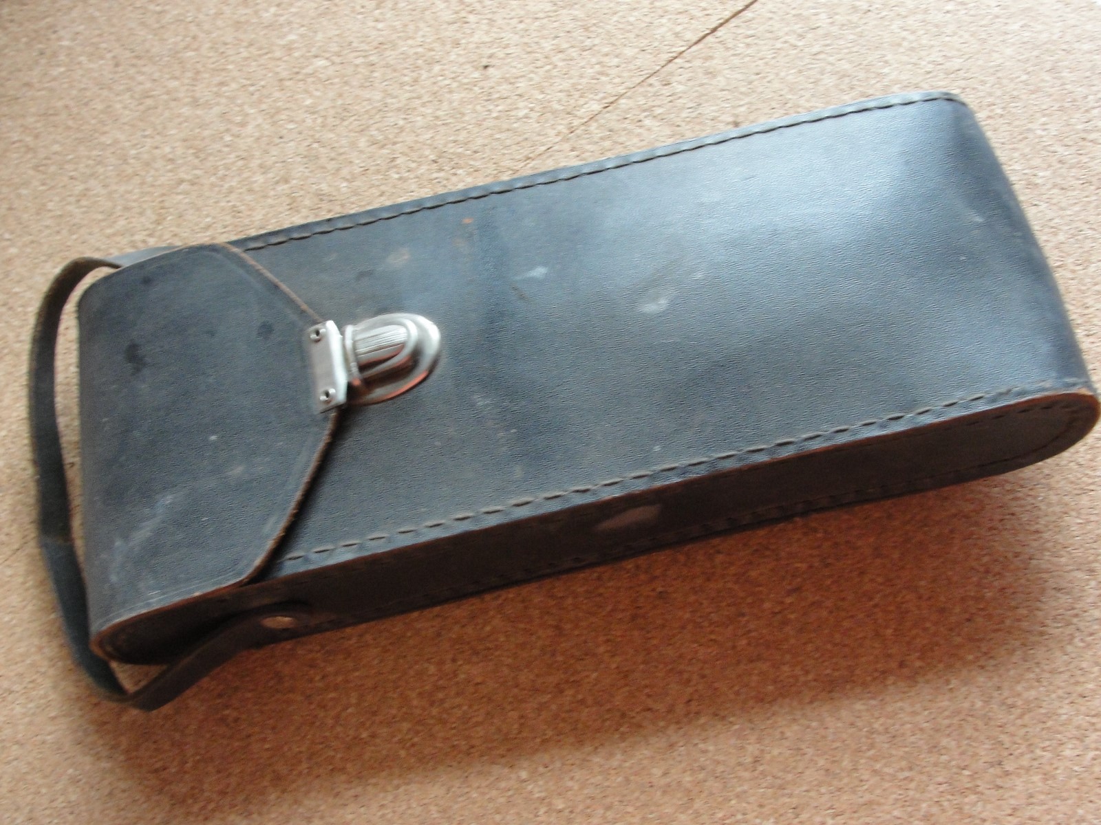 Vintage C 1950's GE General Electric Snapper Amperes Meter Amps Leather ...