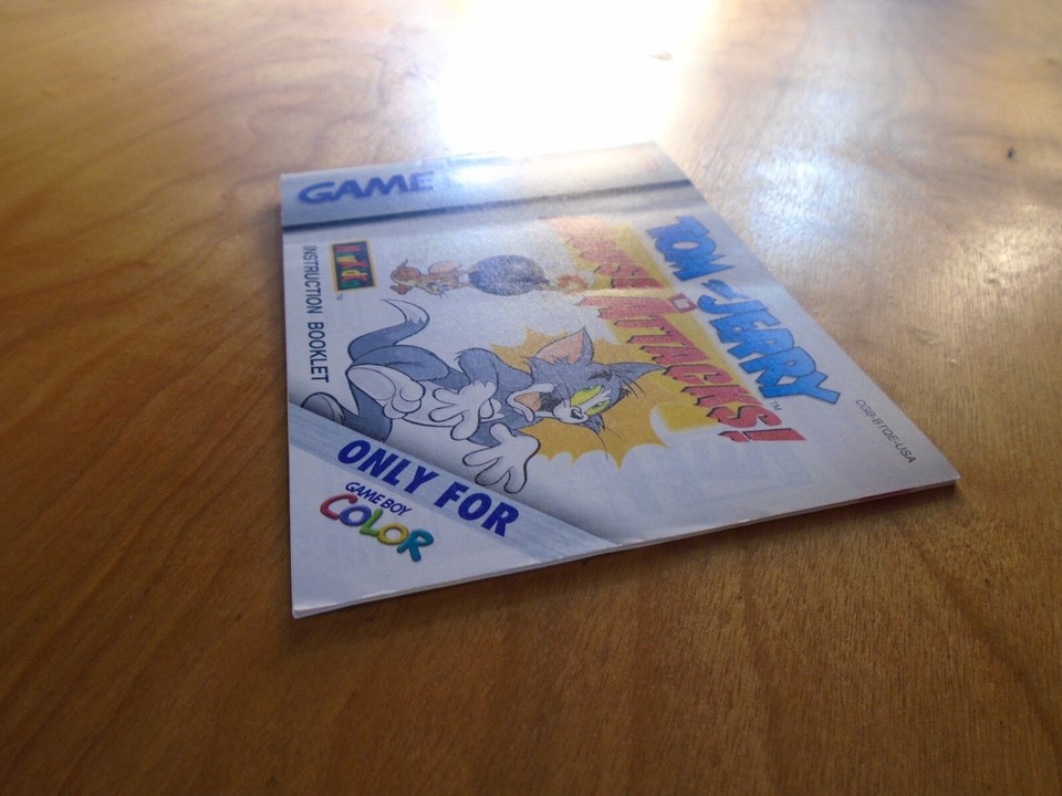 Tom and Jerry in Mouse Attacks! Nintendo GameBoy Color Game & Manual ...