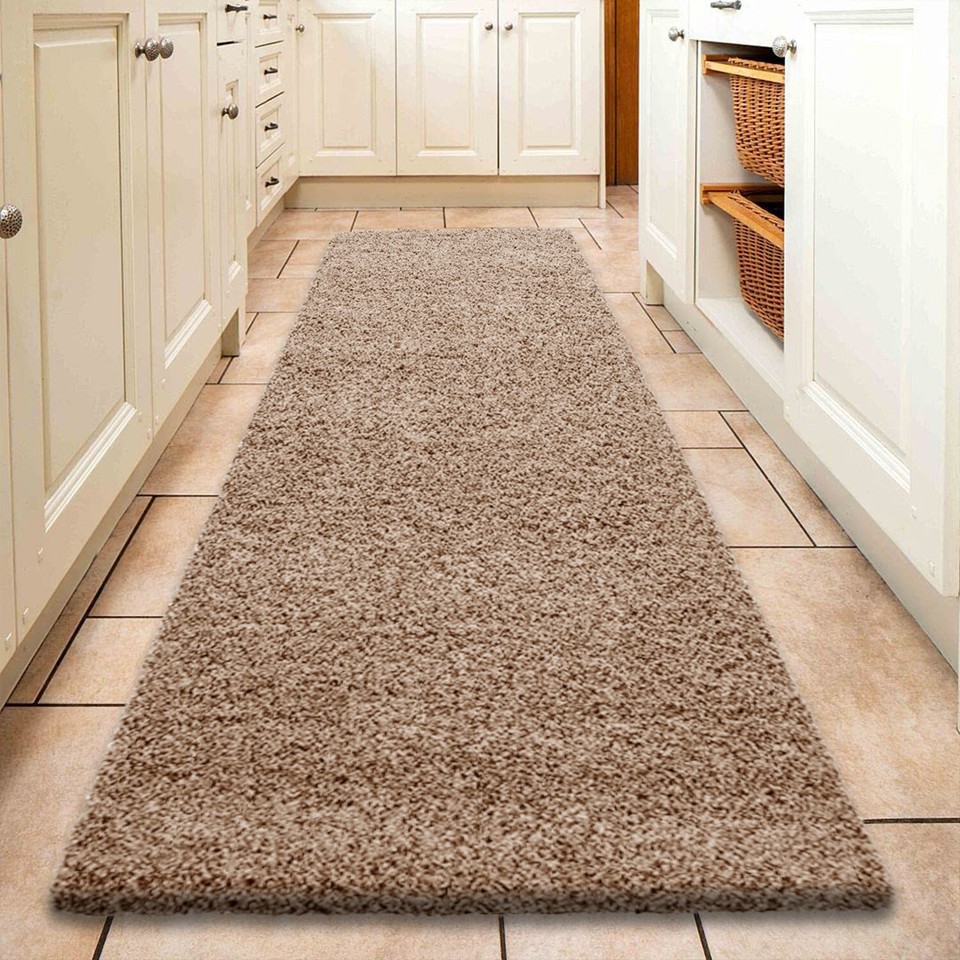 Extra Long Hallway Runner Kitchen Mat Shaggy Rugs Living Room Bedroom ...