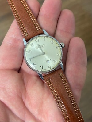 Omikron 3358 vintage swiss watch from 70's, 35mm,17 rubis Montre Uhren ...