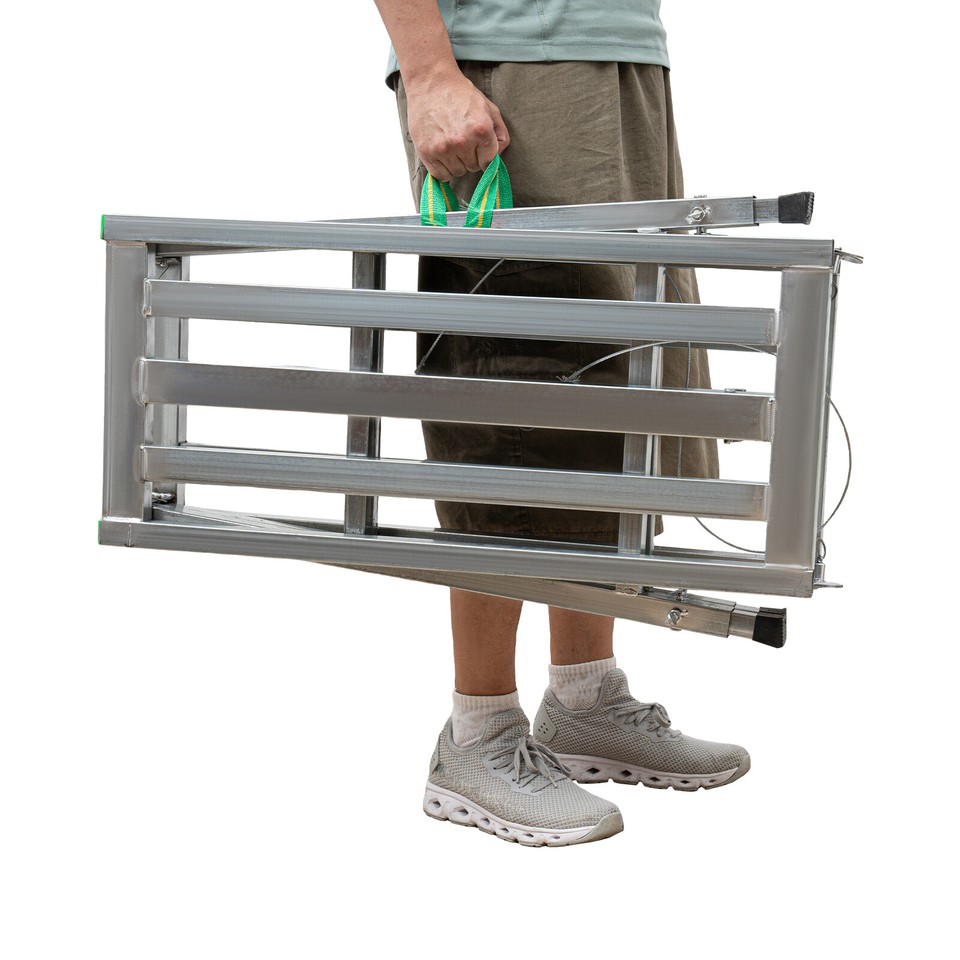 Portable Adjustable Work Platform Step Ladder Folding Scaffolding ...