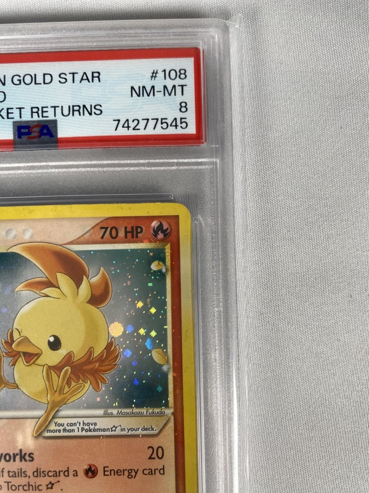 Pokèmon- Torchic Gold Star 108 – EX Team Rocket Returns PSA 8 ENG | eBay