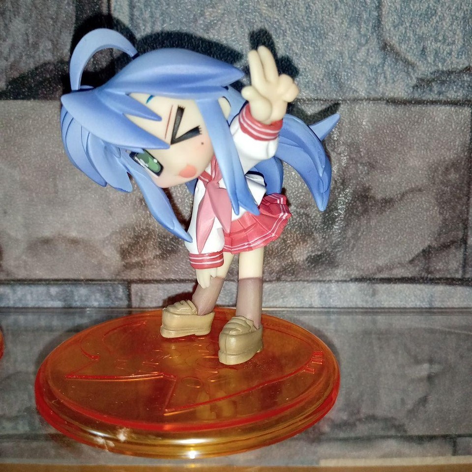 MegaHouse Lucky Star Okiraku BOX Konata Izumi Kagami Hiiragi Figure Set ...